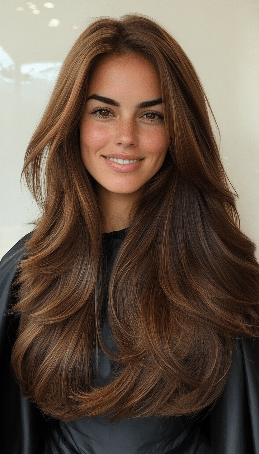 27 Stunning Haircuts for Long Brown Hair in 2025