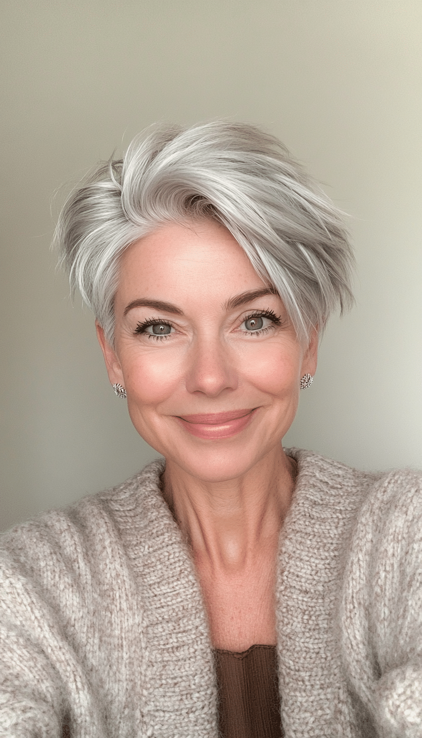 27 Gorgeous Haircuts for Women Over 60 With Thin Hair in 2025