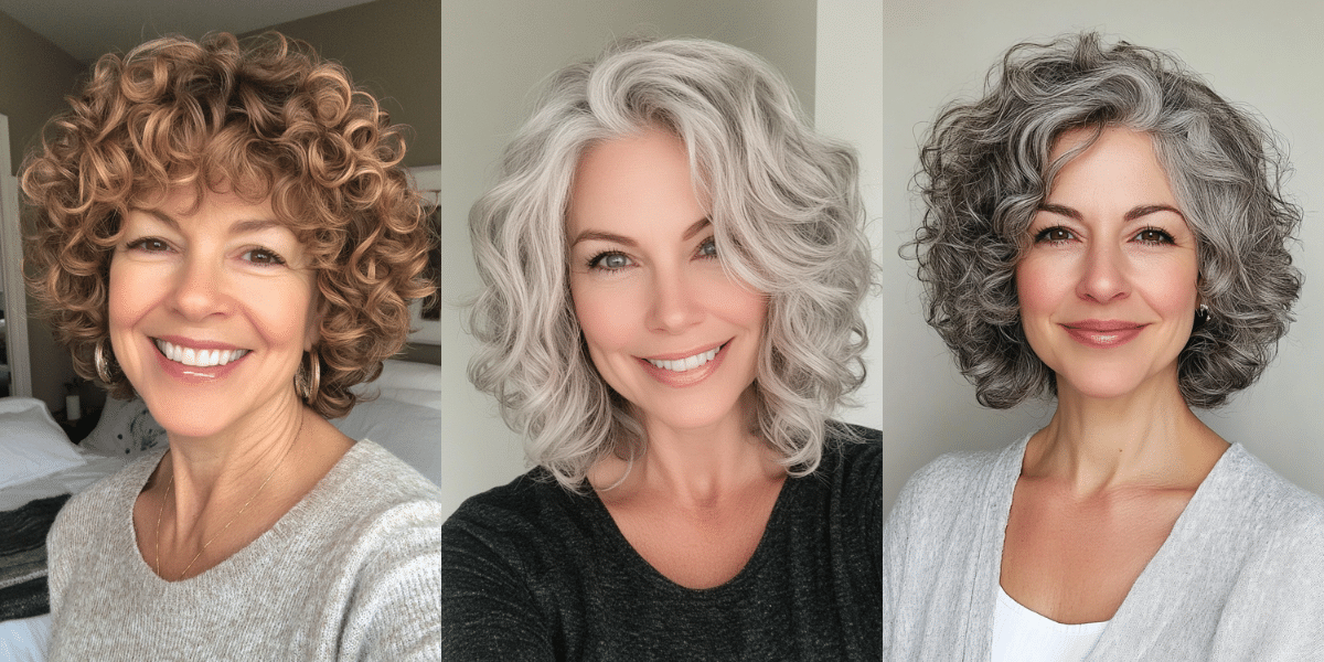 25+ Chic Short Curly Hairstyles for Older Women in 2025