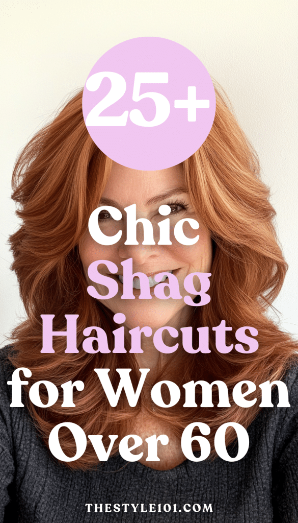 27 Stunning Shag Haircuts for Women Over 60 in 2025
